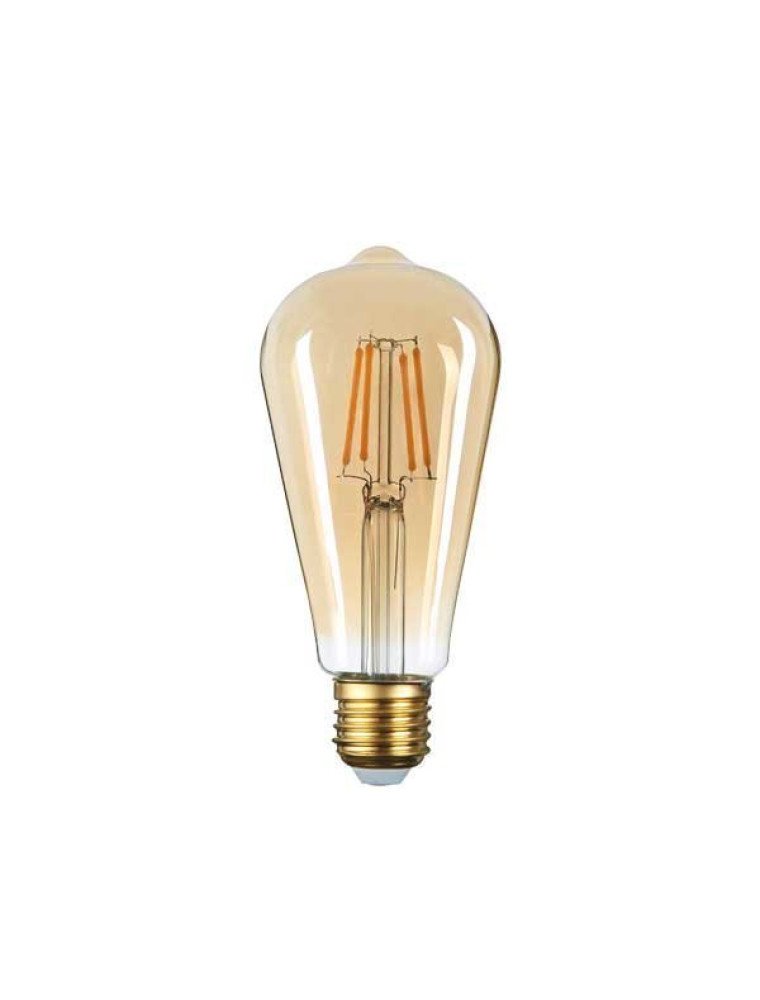LED CANDLE ST64 8W 700LM 2500K E27 220-240V GOLDEN GLASS - NEW