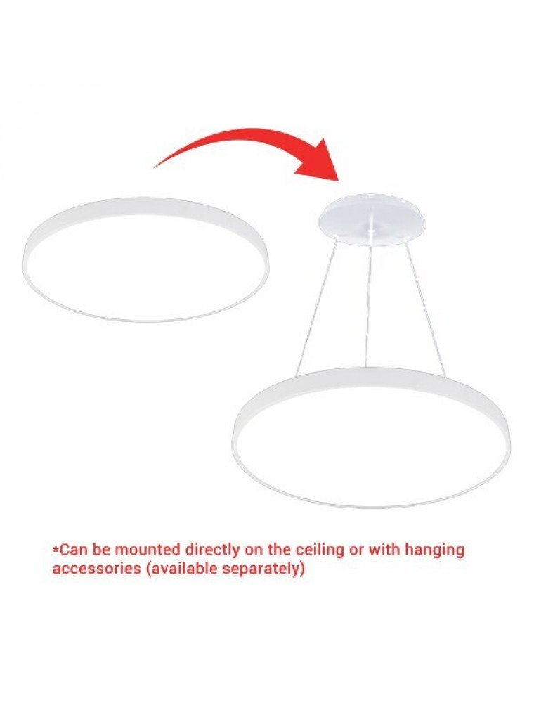 LED CEILING LIGHT ROUND 5630SMD 30W AC175-260V 2250LM 3000K - WHITE