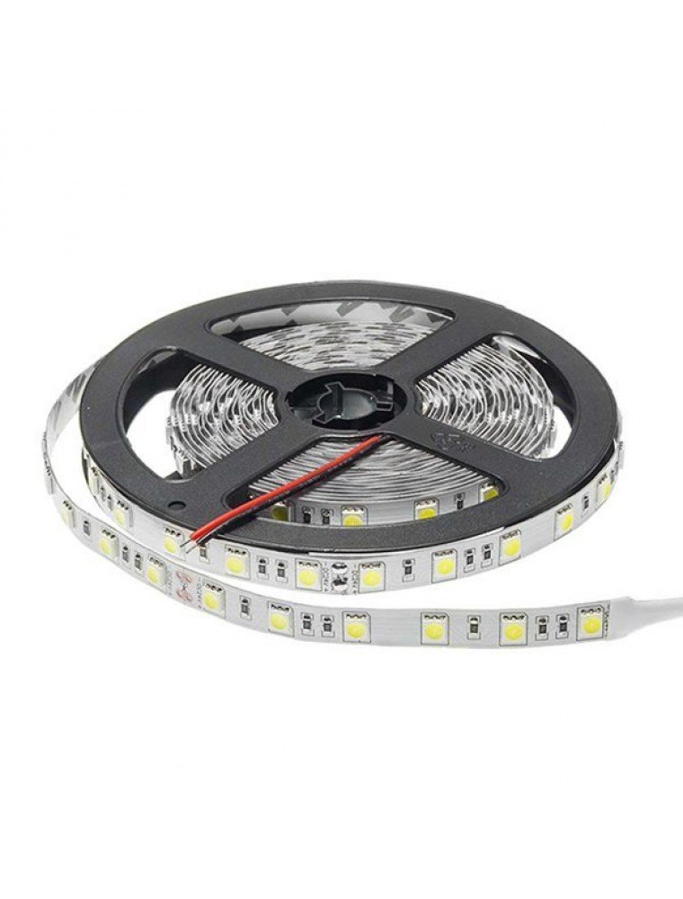 LED STRIP 24V 5050 60 SMD/m 6000K NON-WATERPROOF
