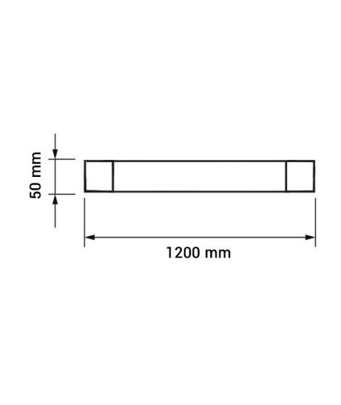 LED BATTEN LIGHT 20W 60CM IP65 1660LM 6000K