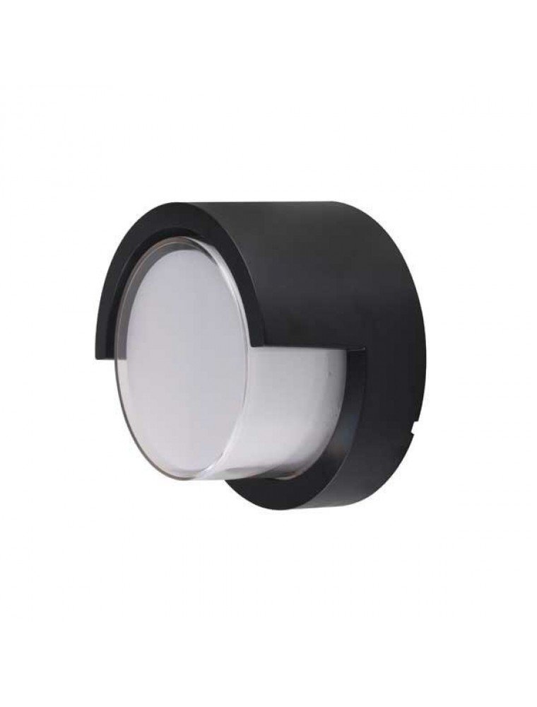 LED WALL LIGHT ROUND BLACK 15W 3000K 1500LM AC100-240V IP65