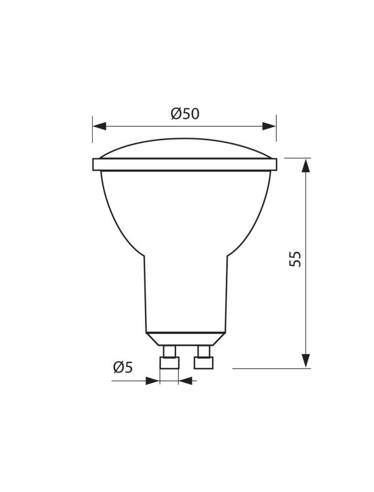 LED LAMP XARD LED ∙ JDR ∙ 5W ∙ 350LM ∙ GU10 ∙ 3000K