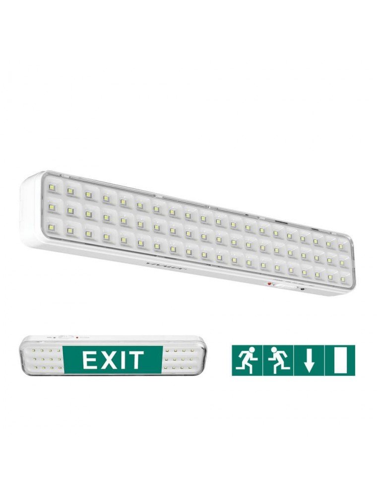 EMERGENCY LED LIGHTING FIXTURE RACER LED-L ∙ 5W ∙ LI-ION ∙ 3,7V